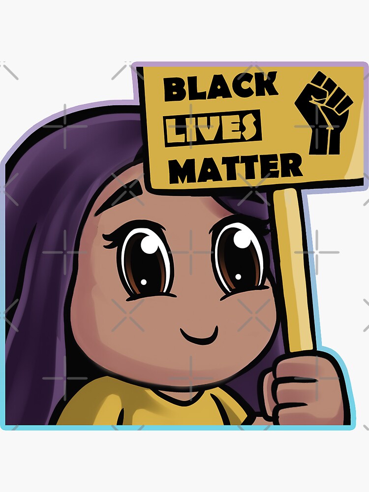 "BLM Sign" Sticker by justkarii | Redbubble