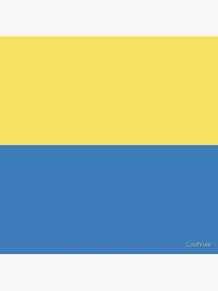 "Ukrainian Flag Colours" Poster for Sale by CoolYule | Redbubble
