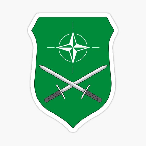 "Allied Land Command (LANDCOM) - NATO - OTAN" Sticker for Sale by ...