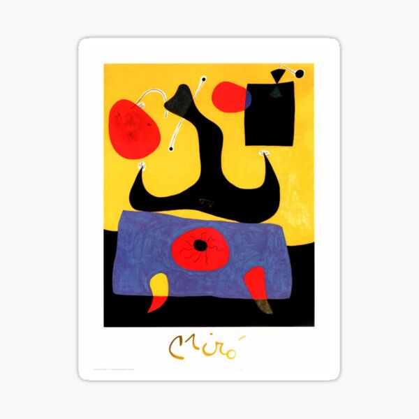 "MIRO" Sticker by georgesho26 | Redbubble