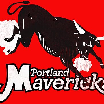 "Portland Mavericks Retro Defunct Baseball Team" Sticker for Sale by ...