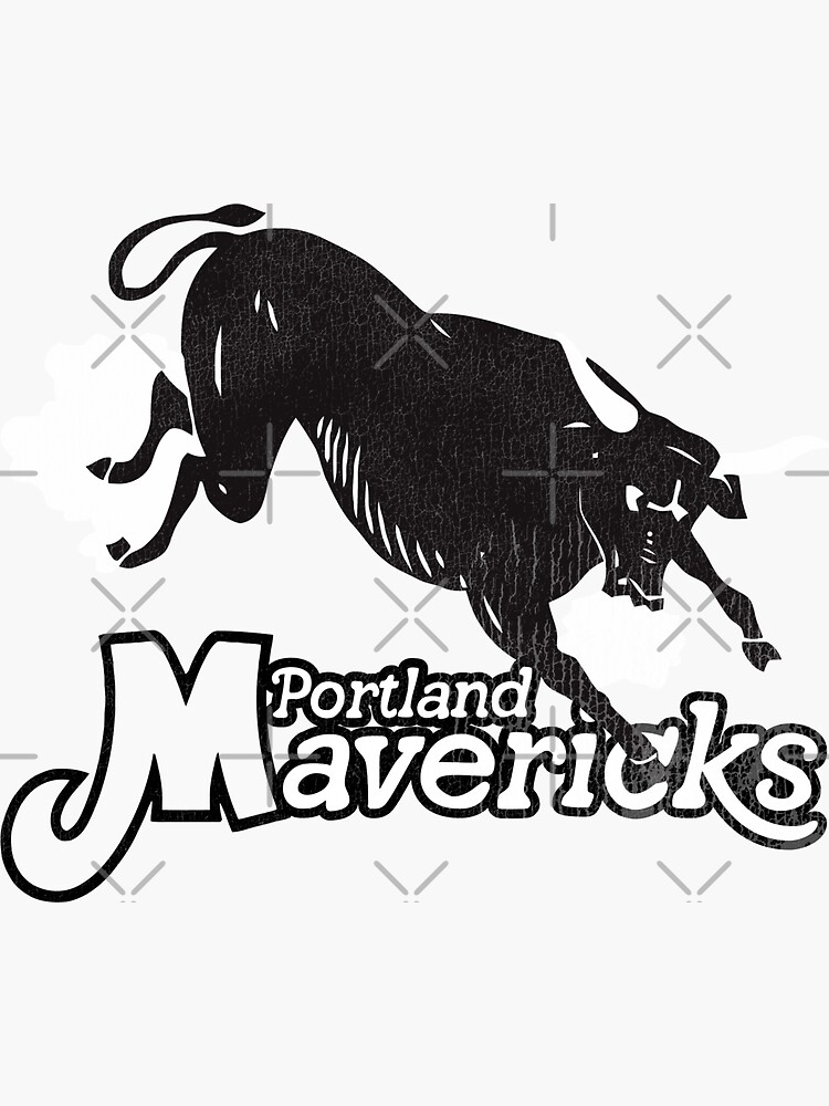 "Portland Mavericks Retro Defunct Baseball Team" Sticker for Sale by ...