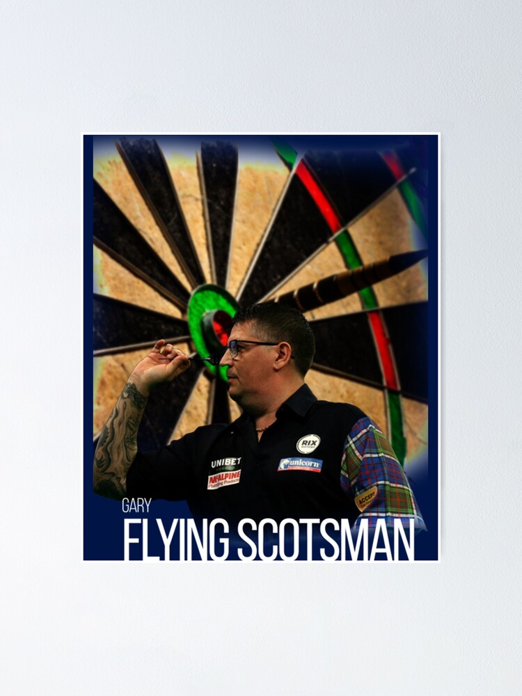 "Gary The Flying Scotsman Anderson Darts " Poster for Sale by ...