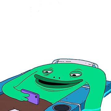 "Mr. Frog Smiling Friends pool" Sticker for Sale by sageanderss | Redbubble