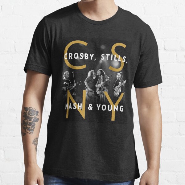 "CSNY " T-shirt for Sale by Alfredarretson | Redbubble | crosby stills ...
