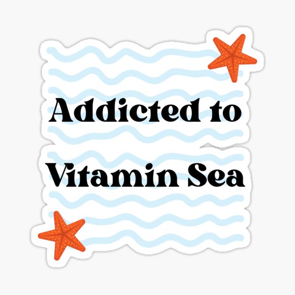 "Vitamin Sea Tshirt | for Travel, Holiday, Island, Beach, Vitamin C ...