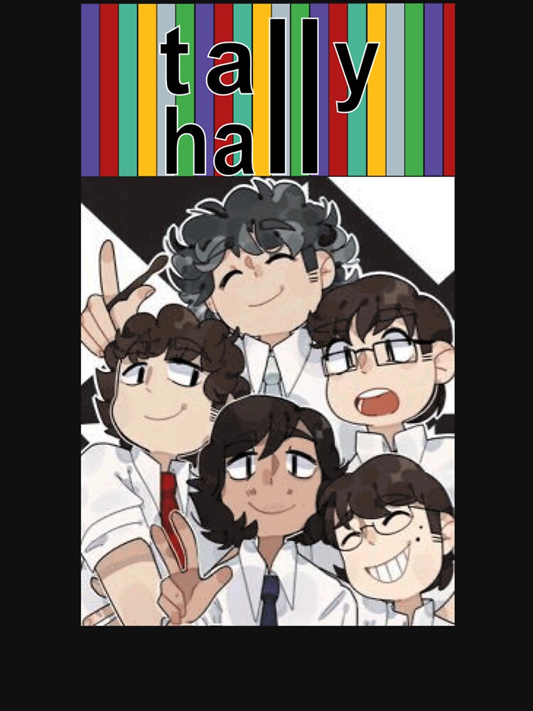 "Tally Hall Band Anime " T-shirt for Sale by LadyArtemisa | Redbubble ...