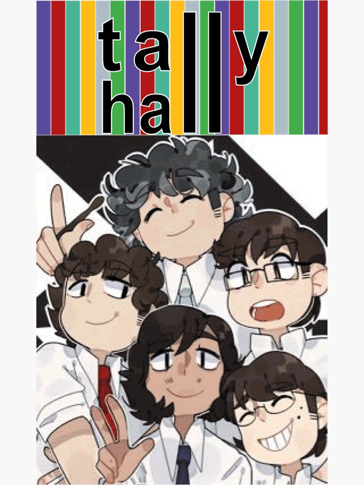 "Tally Hall Band Anime " Sticker for Sale by LadyArtemisa | Redbubble