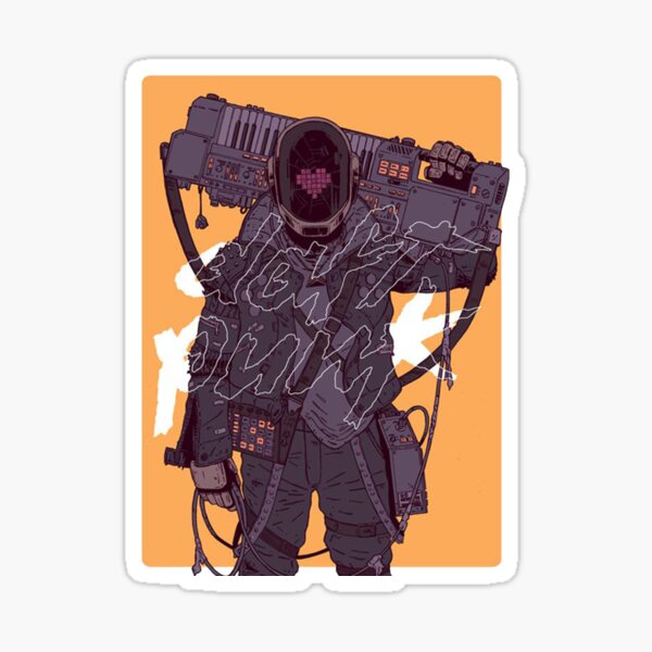 "Daft Punk End of Line " Sticker for Sale by CustomsCods | Redbubble