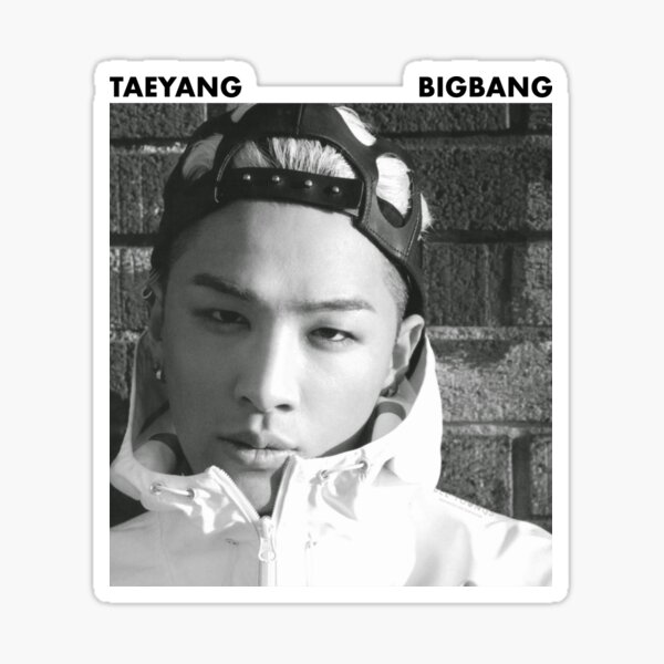 "BIGBANG - Taeyang" Sticker for Sale by fanidolkpop | Redbubble