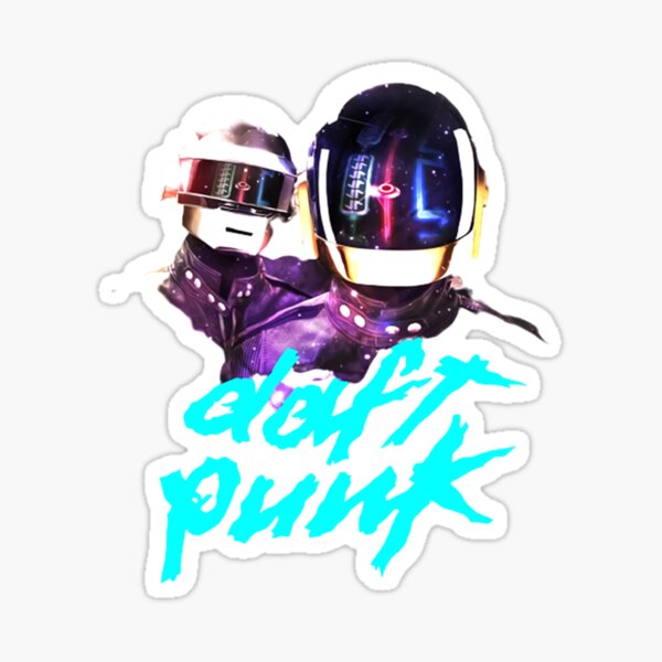 "best seller of daft punk " Sticker by CustomsCods | Redbubble