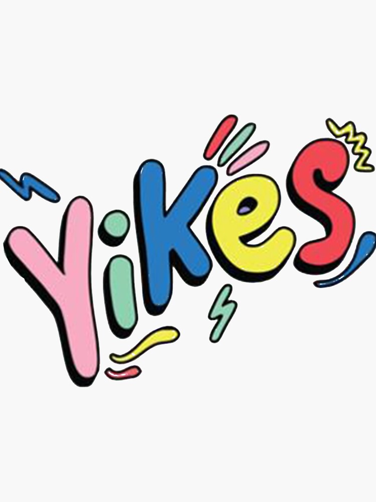 "Eddy burback Merch Yikes Rainbow " Sticker by Daleartin | Redbubble