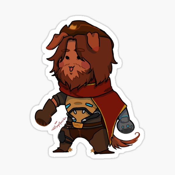 "Cole Cassidy Dog Chibi" Sticker for Sale by Bloodypupil | Redbubble