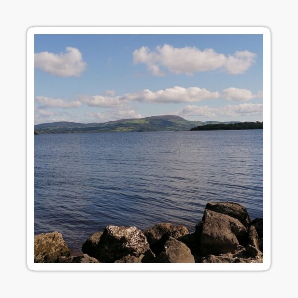 "Deep blue lake " Sticker for Sale by Thepurplepig | Redbubble