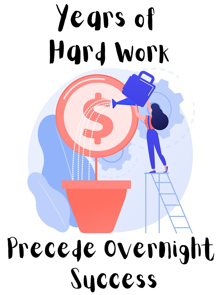 "Overnight Success Motivational Inspirational Hard Work Business ...