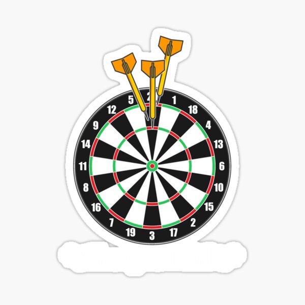 Shanghai Finish Darts For Dart Players Sticker For Sale By