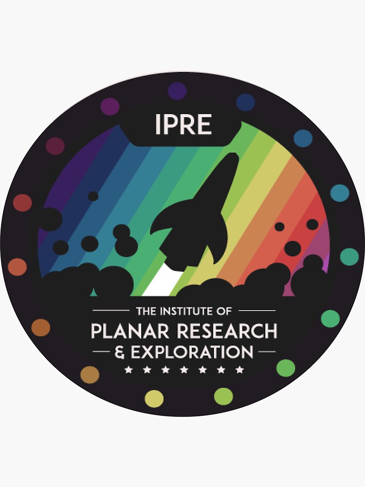 "Institute Of Planar Research And Exploration IPRE" Sticker for Sale by ...