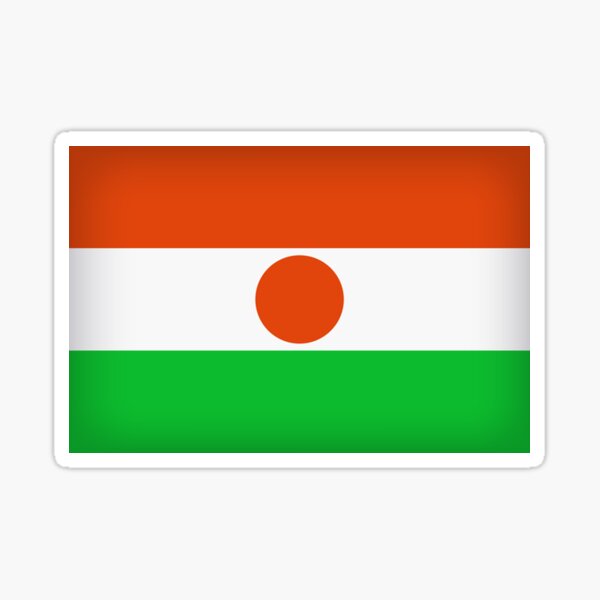 "Niger - Official Flag of Niger" Sticker by allstars007 | Redbubble