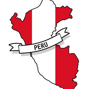 Cuaderno for Sale con la obra «Mapa de la bandera de Perú» de Koi-Art ...