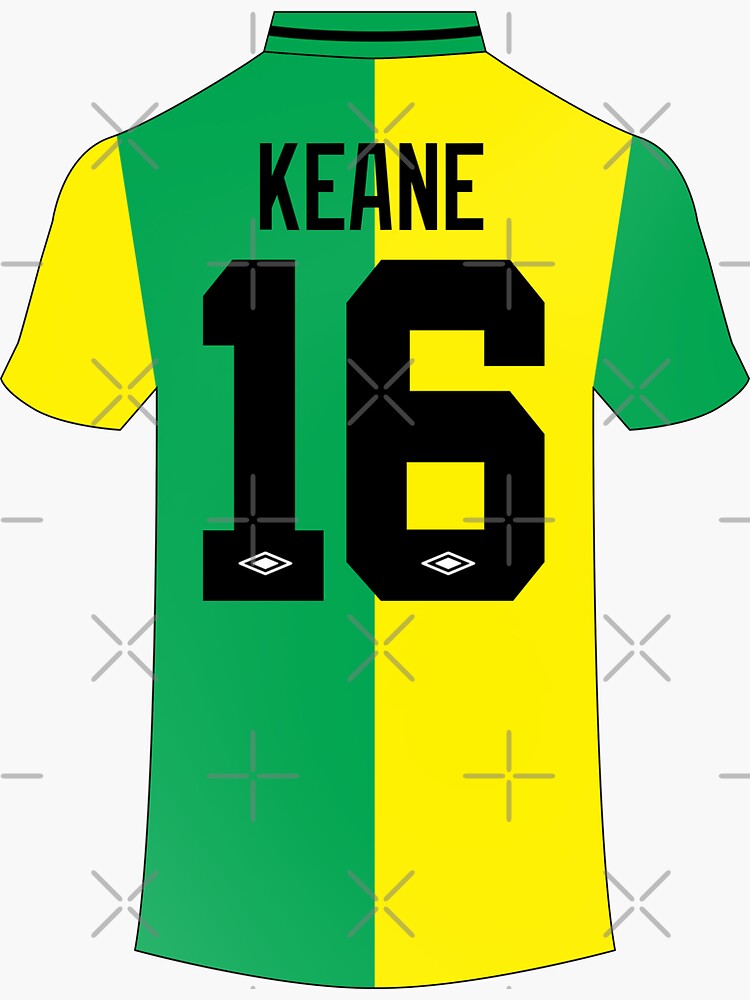 "Roy Keane - Manchester United 93/94 Kit" Sticker by OnTargetSports ...