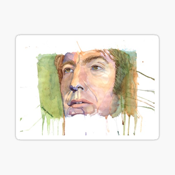 "Alan Rickman - Fan Art" Sticker for Sale by elenaschnaider | Redbubble