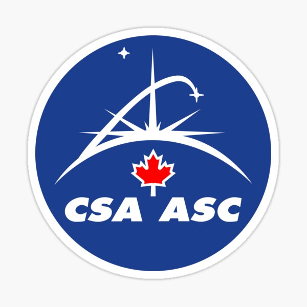 "Canadian Space Agency " Sticker for Sale by KayoidRed | Redbubble