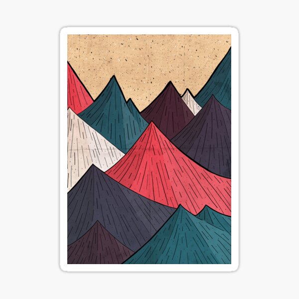 "Vintage Mounts" Sticker for Sale by steveswade | Redbubble