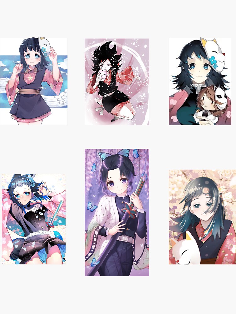 "makomo Kimetsu No Yaiba pack" Sticker by Goumri-Art | Redbubble