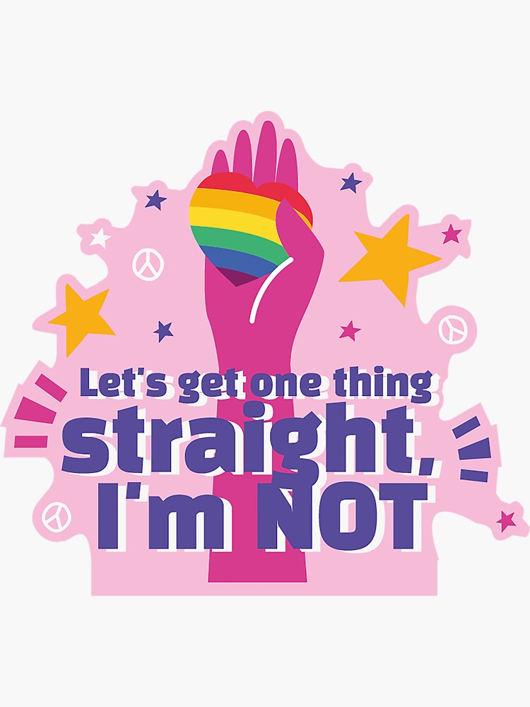 "Gay and Proud Love Over Hate LGBTQIA" Sticker by StickerbashCo | Redbubble