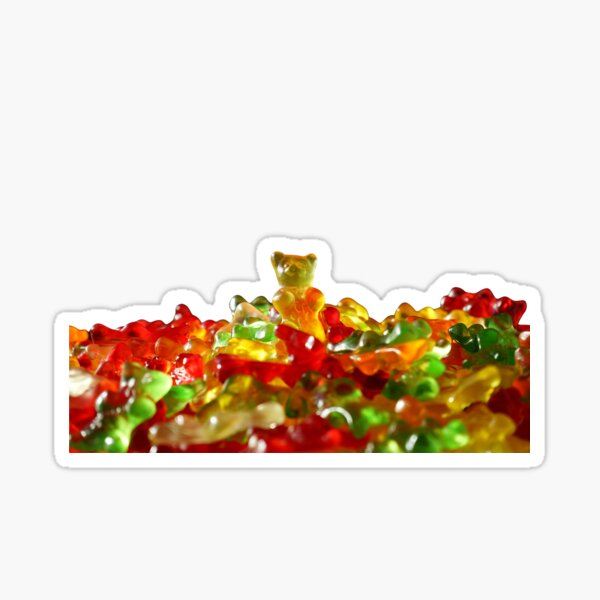 "Gummy bears sticker" Sticker by Grr23 | Redbubble