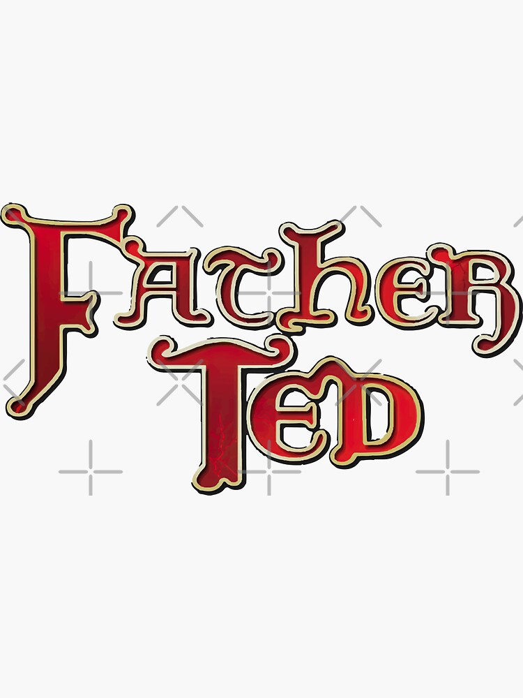 "Father Ted Logo" Sticker for Sale by Dagoth0Ur | Redbubble