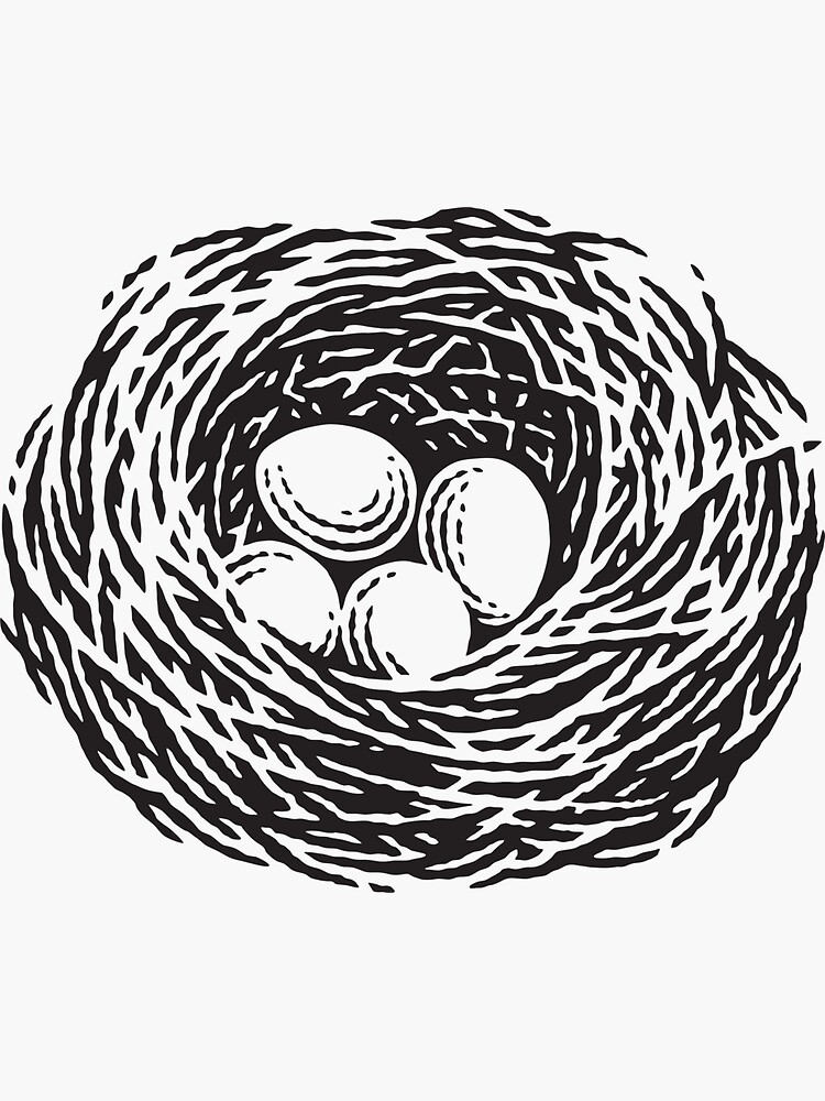"Nest" Sticker by slonomysh | Redbubble