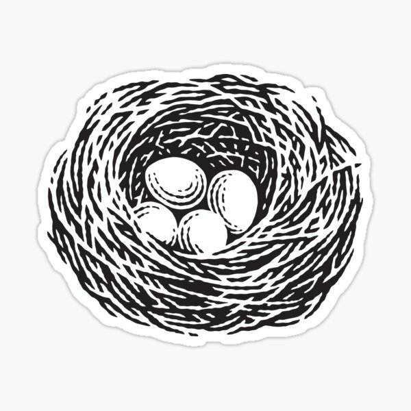 "Nest" Sticker by slonomysh | Redbubble