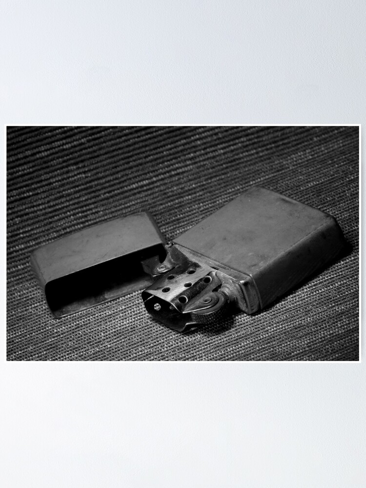 "petrol lighter still life black and white" Poster by mrivserg | Redbubble
