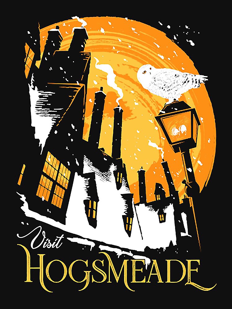 "Visit Hogsmeade (Gold)" Sticker by VirginiaBaker | Redbubble