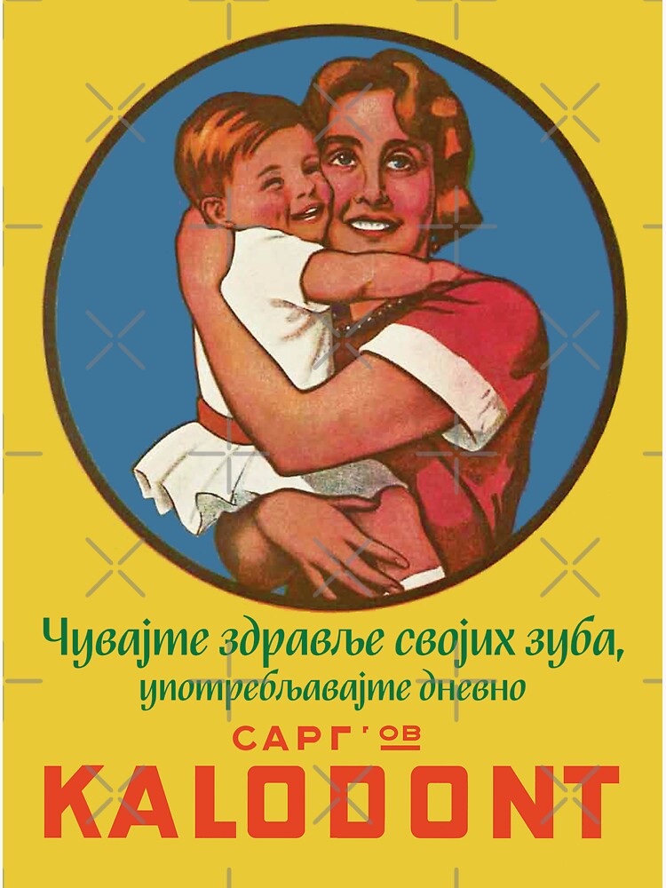 "KALODONT | Vintage Toothpaste Advertisement" Sticker for Sale by ...