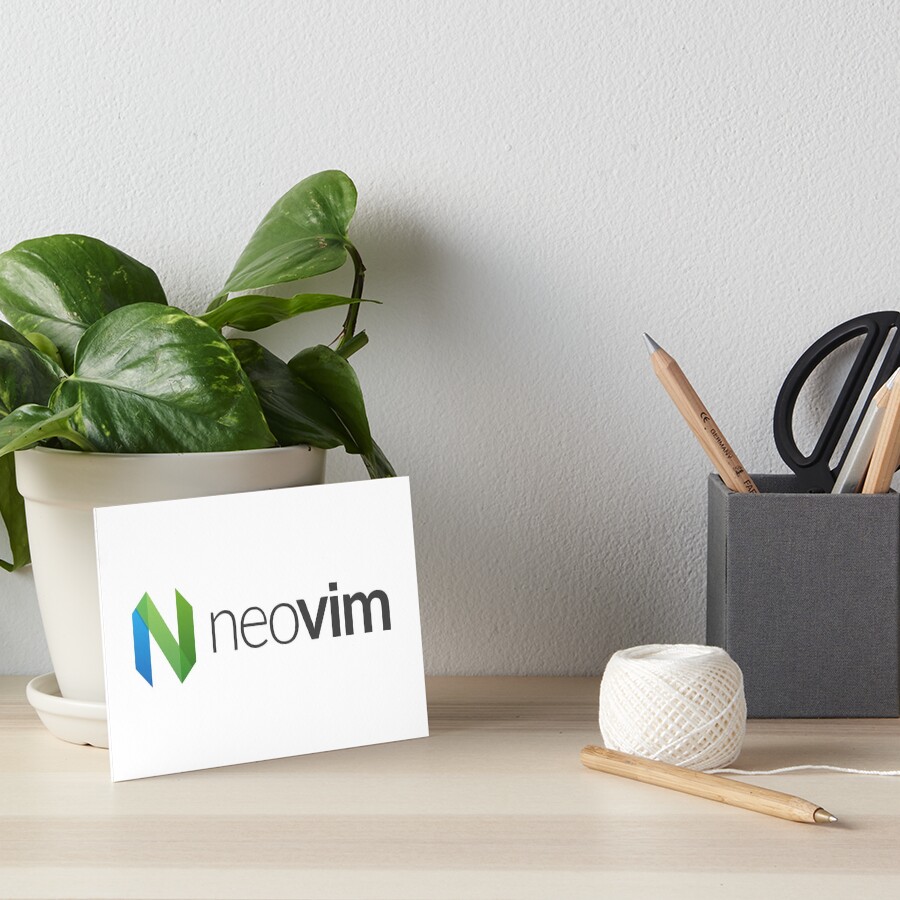"Neovim Logo" Art Board Print by rimek | Redbubble