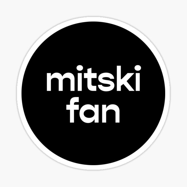 "mitski fan" Sticker for Sale by cutebycait | Redbubble