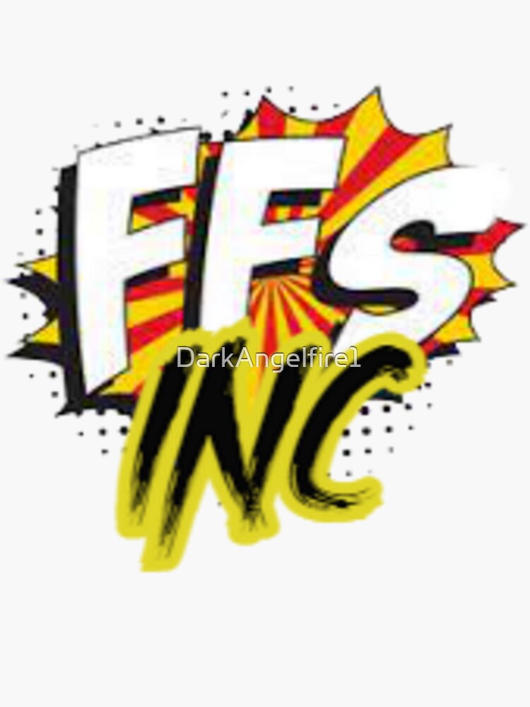 "FFS INC Logo " Sticker for Sale by DarkAngelfire1 | Redbubble