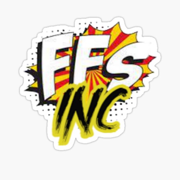 "FFS INC Logo " Sticker for Sale by DarkAngelfire1 | Redbubble