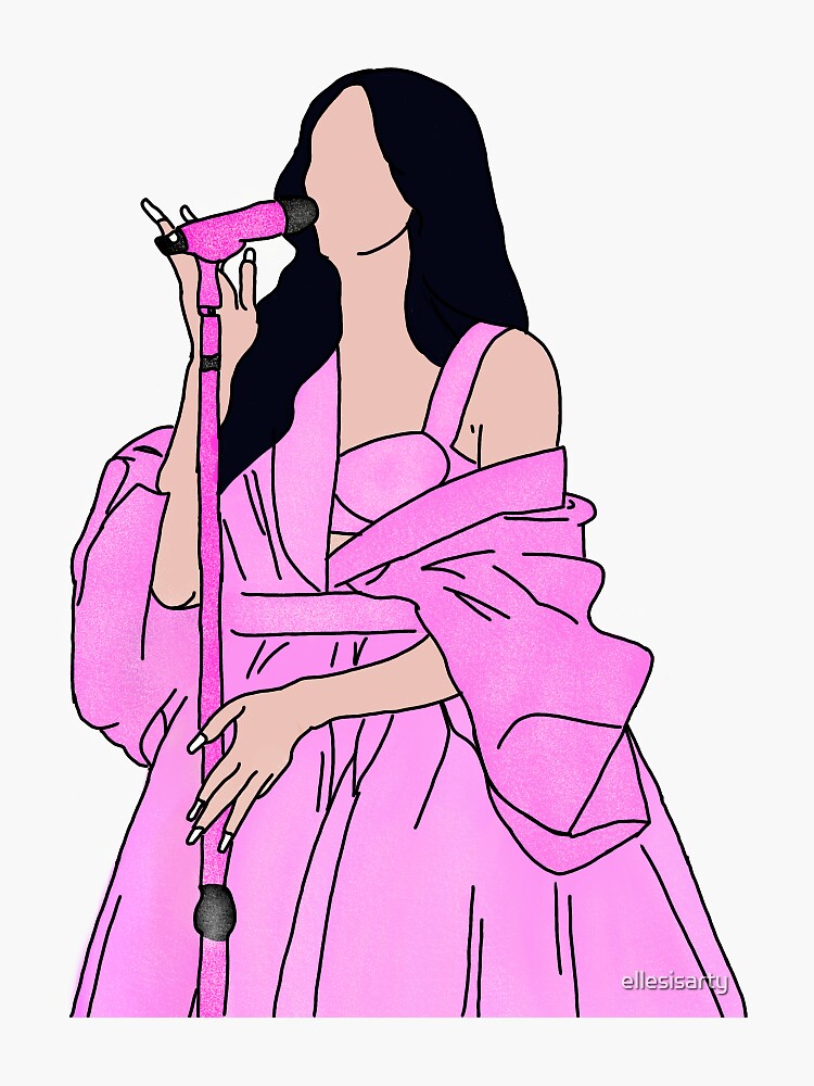 "Dua Lipa Sticker " Sticker by ellesisarty | Redbubble
