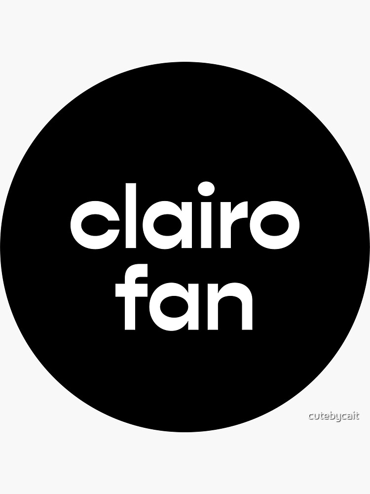 "clairo fan" Sticker for Sale by cutebycait | Redbubble