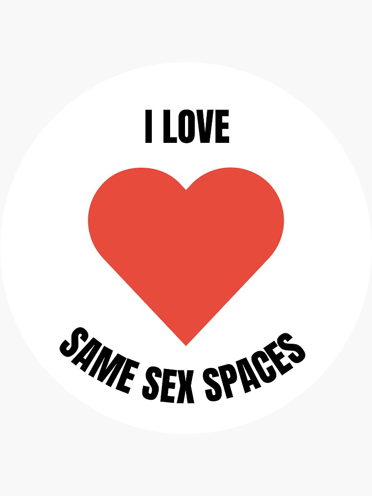 Same Sex Spaces Sticker By Radicalwomen Redbubble
