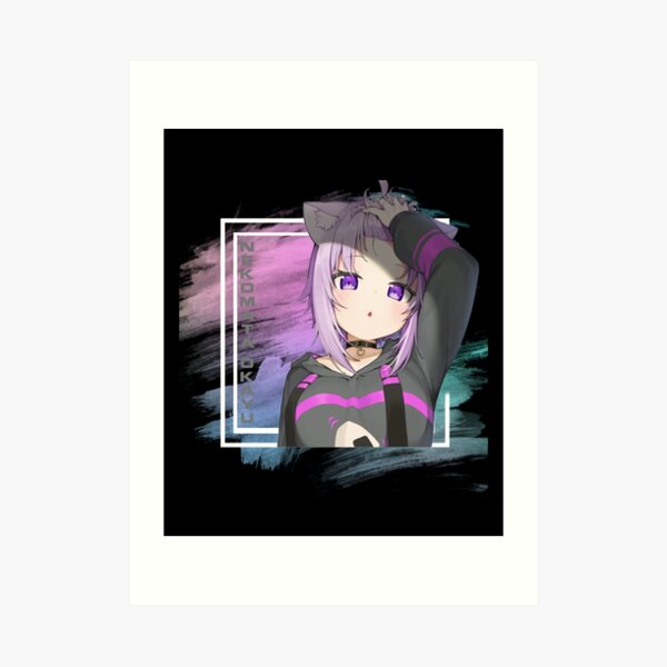 "vt nekomata okayu" Art Print by Diana-Pz | Redbubble