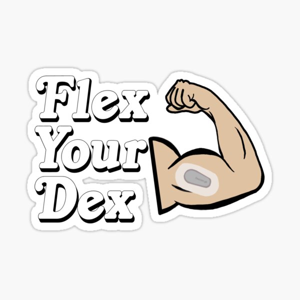"Flex Your Dex " Sticker by CatGirl101 | Redbubble