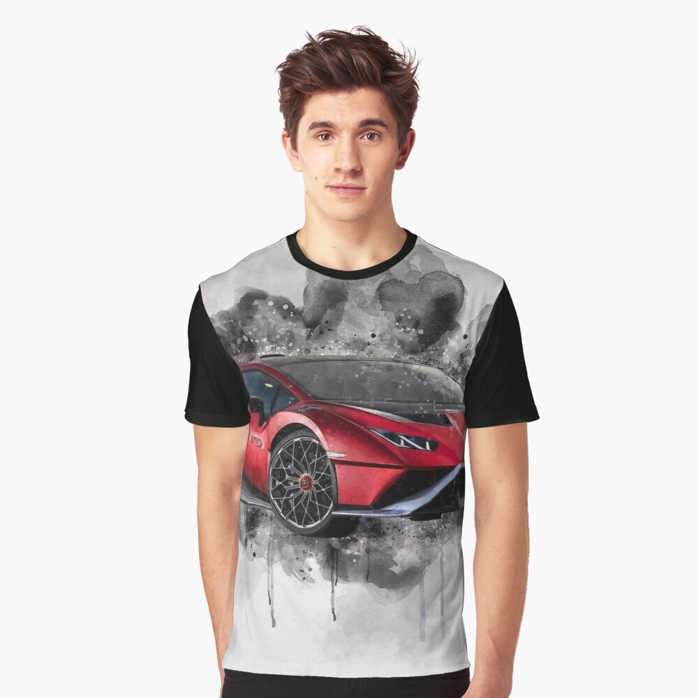 "Lamborghini Huracan Sto" Sticker for Sale by coolmathposters | Redbubble