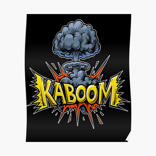 "KABOOM! A comics retro sound picture" Poster for Sale by AEROSPACE-IND ...