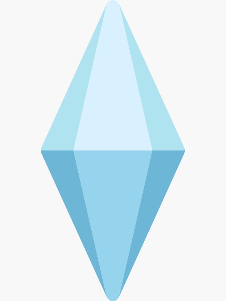 "pastel blue sims plumbob" Sticker by bleubies | Redbubble