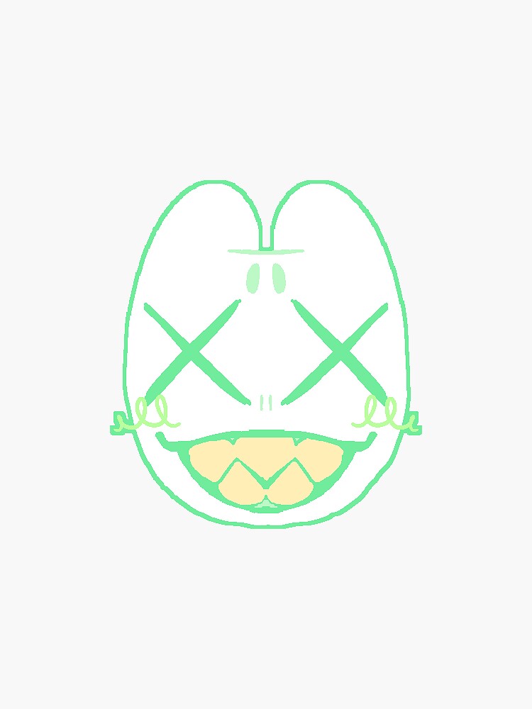 "Krow face" Sticker for Sale by kr-0hbar | Redbubble