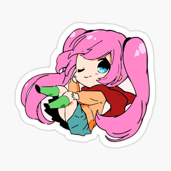 "Chibi Moe 2" Sticker for Sale by coltian | Redbubble